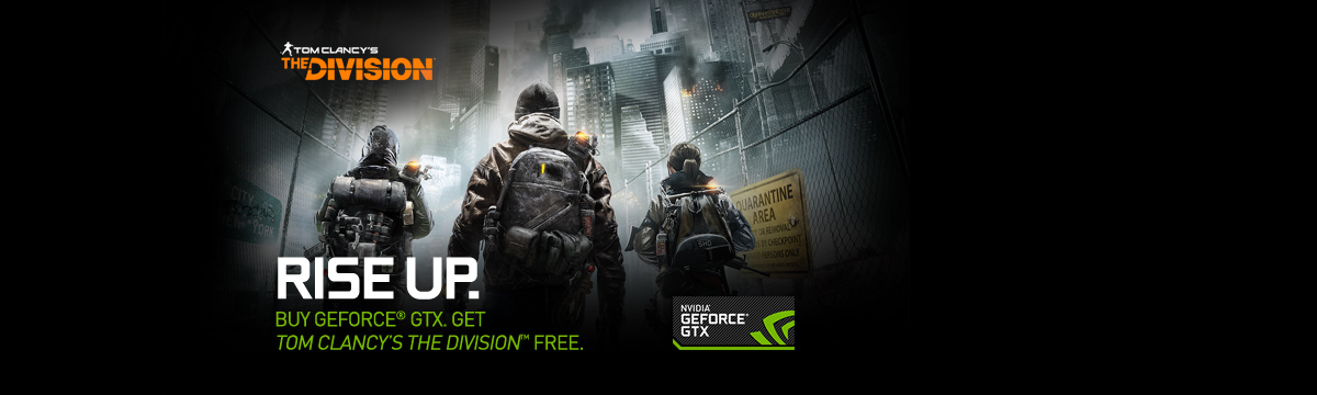 NVIDIA Tom Clancys The Division Game Promotion - novatech.co.uk