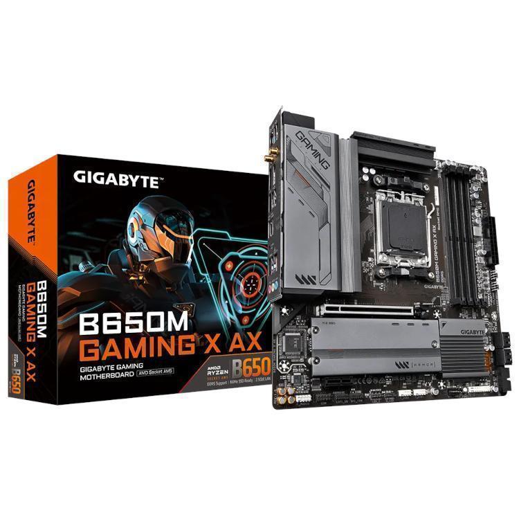 GIGABYTE B650M Gaming X AX B650 Chipset Socket AM5 Micro ATX GIGABYTE B650M Gaming X AX B650 Chipset Socket AM5 Micro ATX