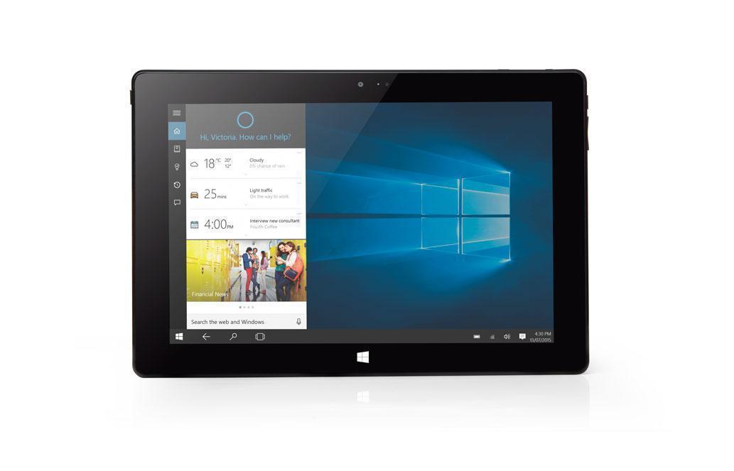 Novatech nTab 10.1" FHD IPS Windows 10 Tablet PC with Keyboard Case ...